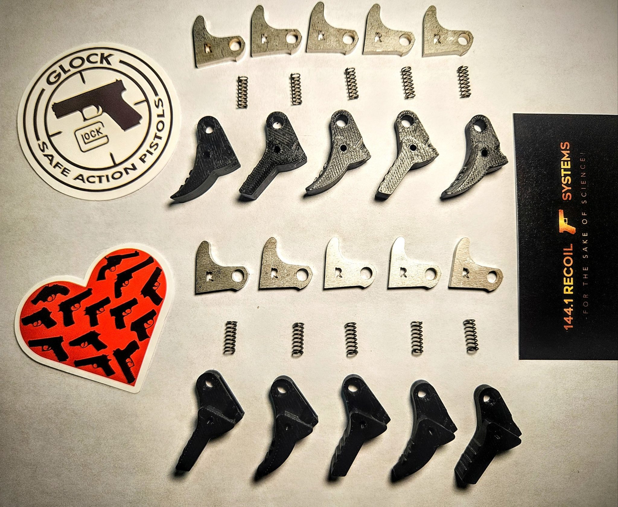 10 Pak Of V2 (Bulk) – 144.1 Recoil Systems